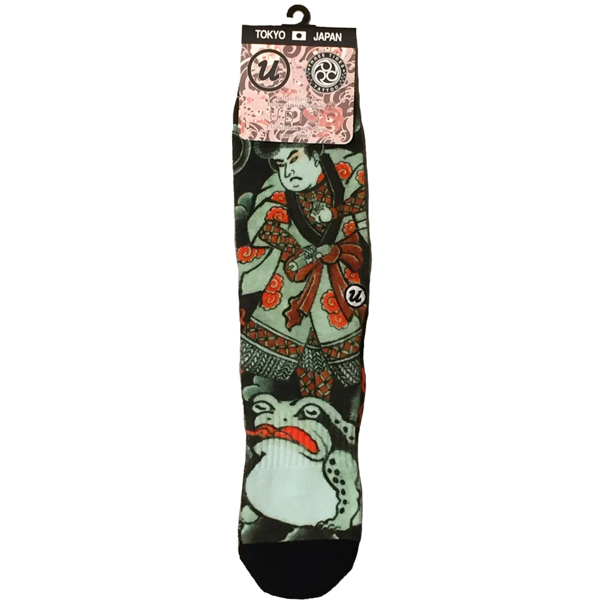Jiraiya by Horihiro Mitomo - Three Tides Tattoo Irezumi Socks – Bonsai Boys Trading