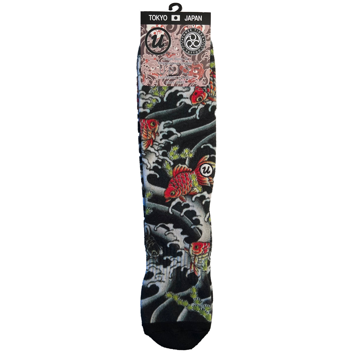 Kingyo by Nami - Three Tides Tattoo Irezumi Socks – Bonsai Boys Trading
