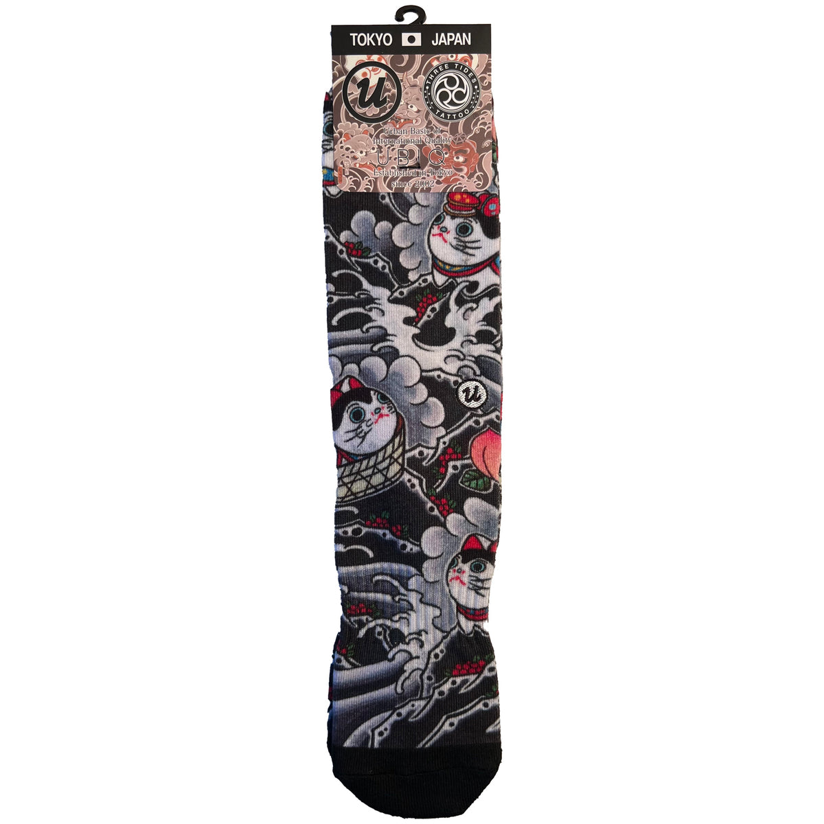 Fukuinu by Nami - Three Tides Tattoo Irezumi Socks – Bonsai Boys Trading