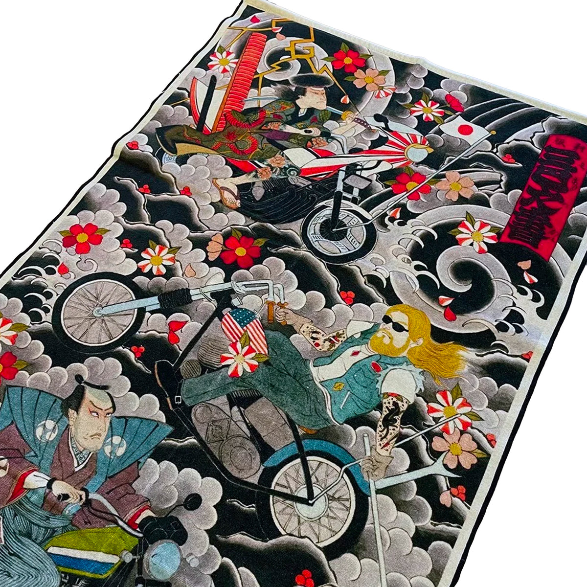 Horihiro Mitomo Bath Towel 1 - Three Tides Tattoo Irezumi Bath Towel ...