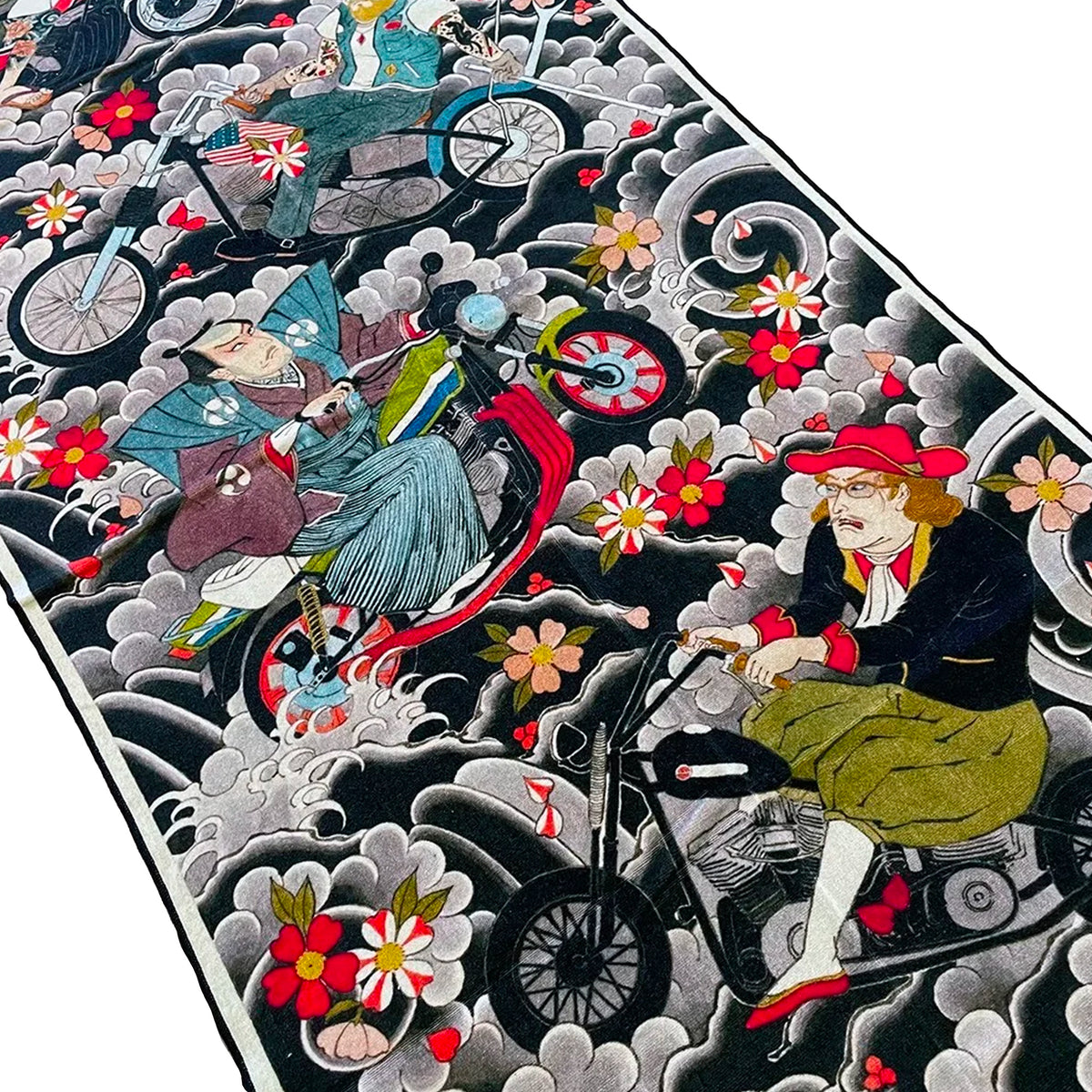 Horihiro Mitomo Bath Towel 1 - Three Tides Tattoo Irezumi Bath Towel ...